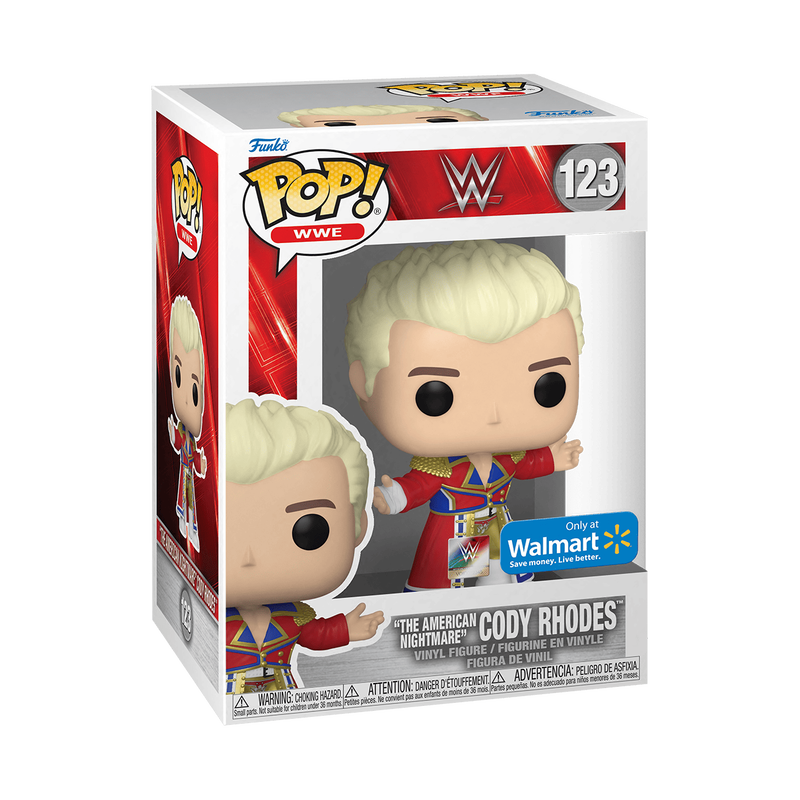 WWE - "The American Nightmare" Cody Rhodes Metallic Exclusive Pop! Vin ...