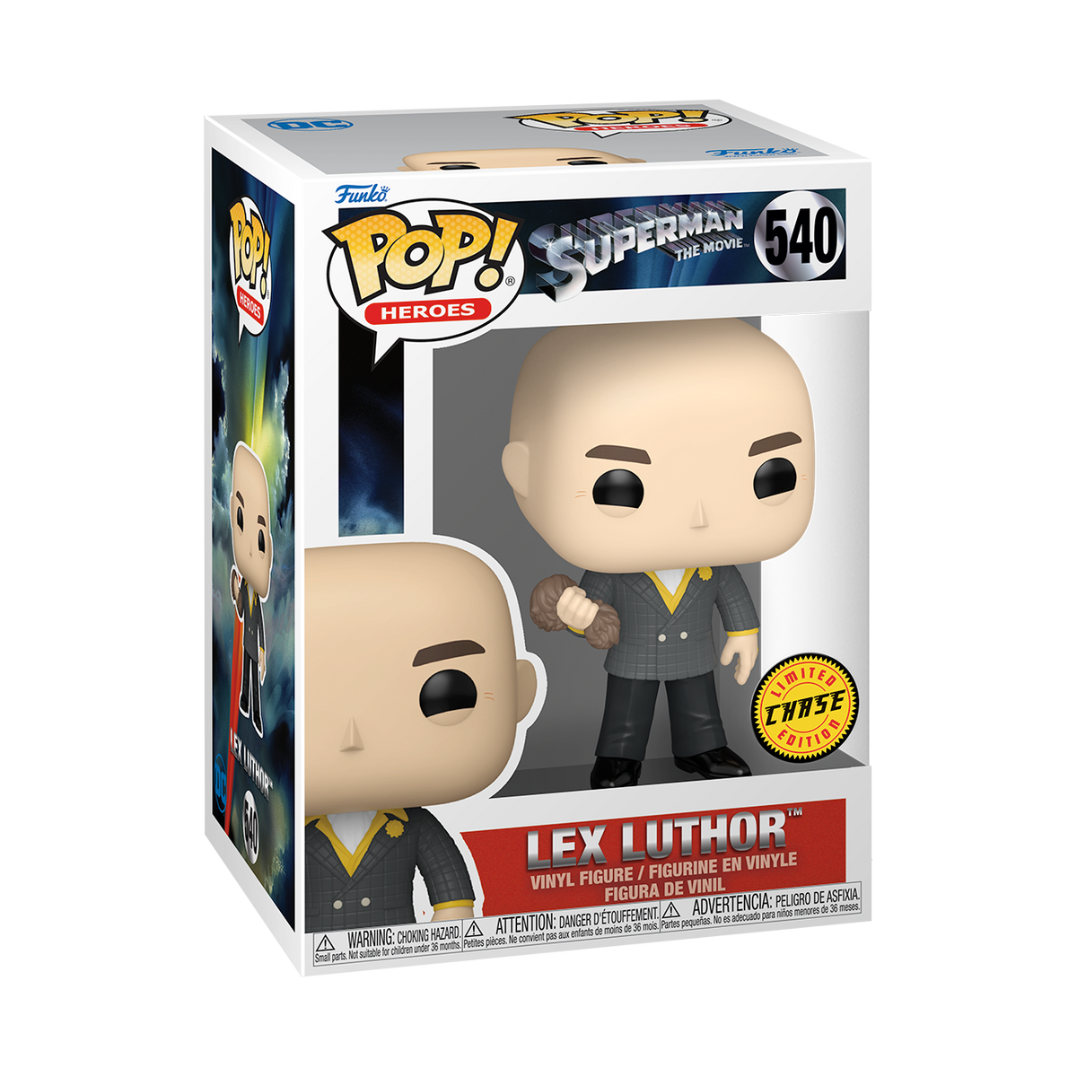Superman: The Movie (1978) - Lex Luthor (Holding Wig) Chase Pop! Vinyl ...