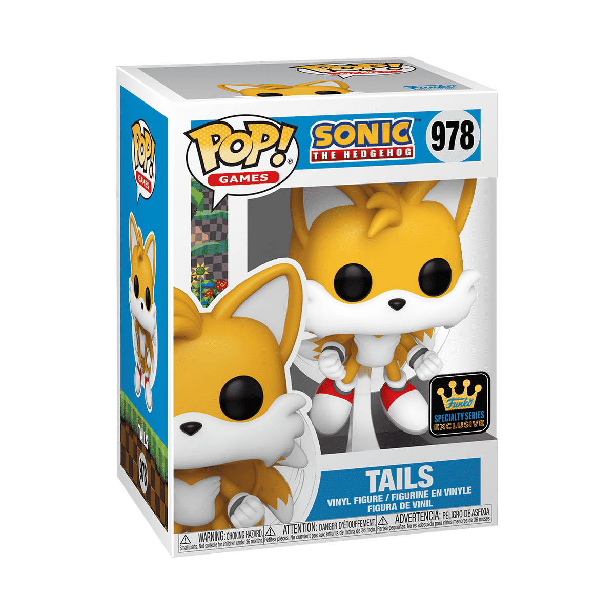 Sonic The Hedgehog - Tails (Flying) Specialty Series Exclusive Pop! Vi ...