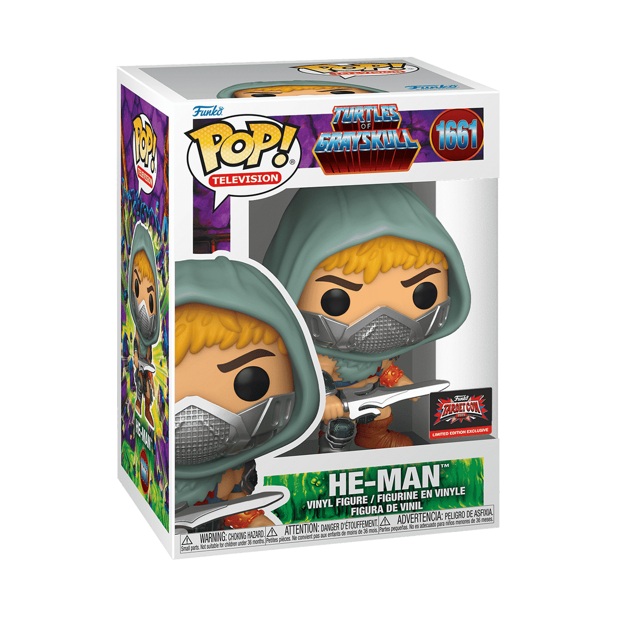 MOTU x TMNT - Turtles Of Grayskull He-Man Exclusive Pop! Vinyl Figure ...