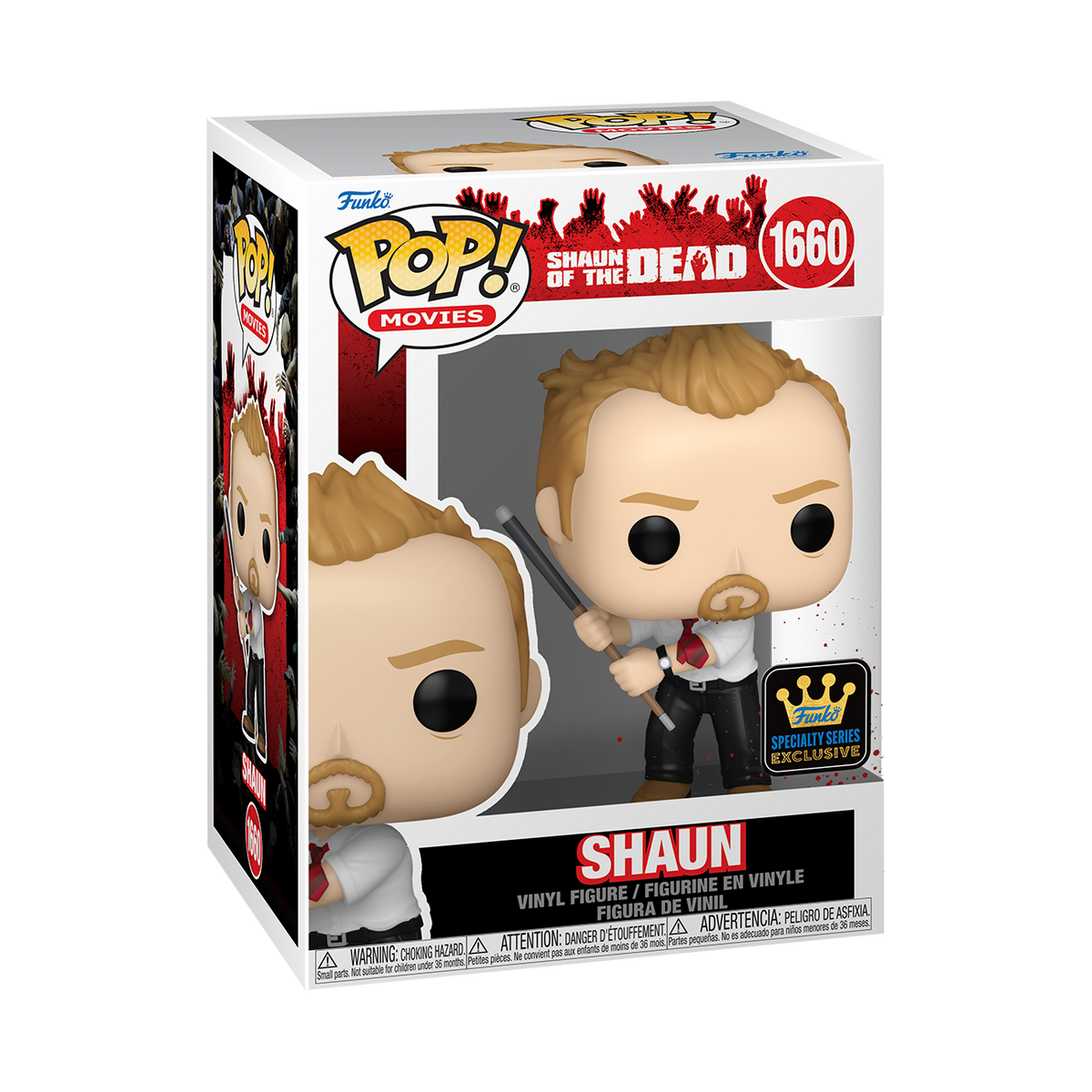 Shaun Of The Dead - Shaun (/w Pool Cue) Specialty Series Exclusive Pop ...