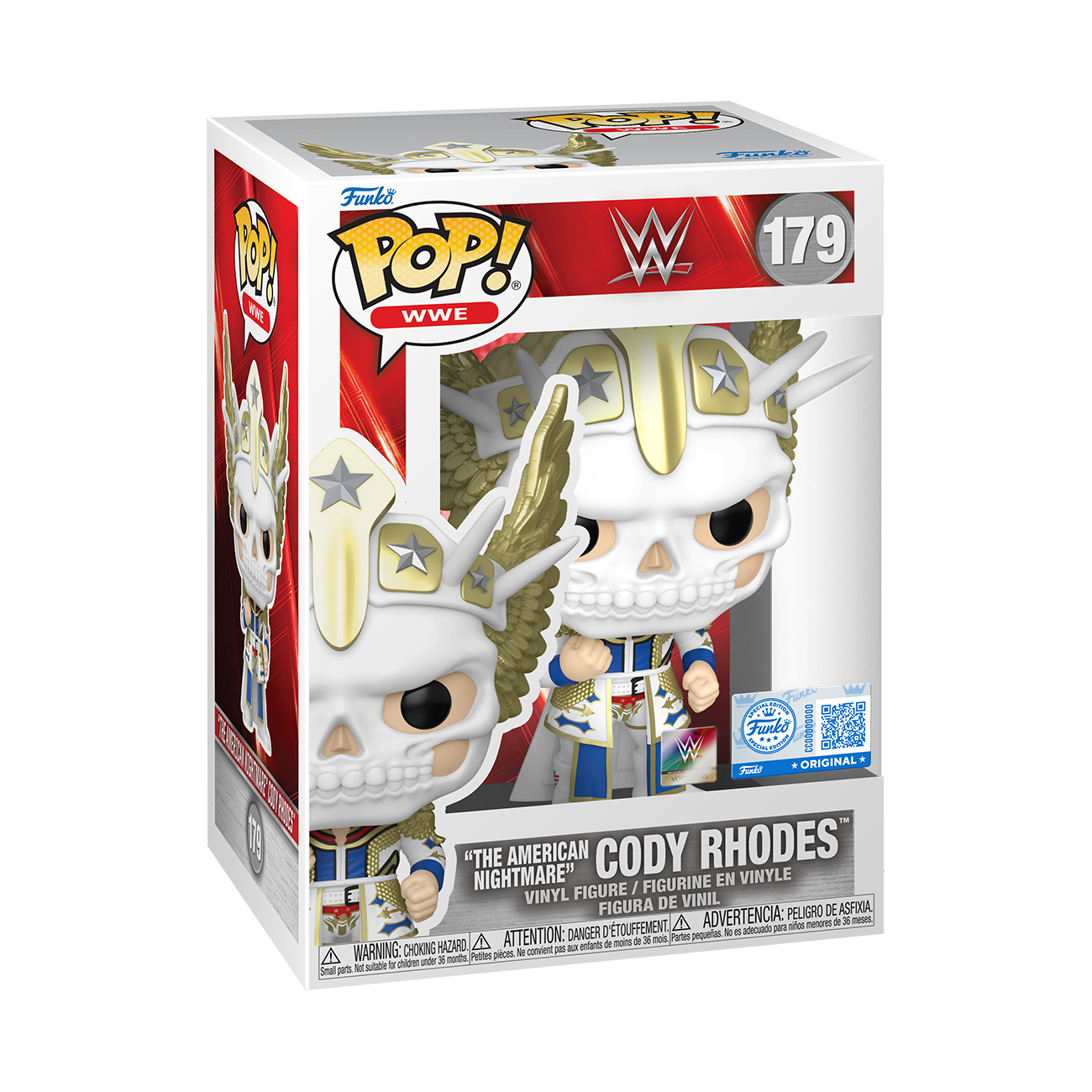 WWE - "The American Nightmare" Cody Rhodes (WM40 Masked) Exclusive Pop ...