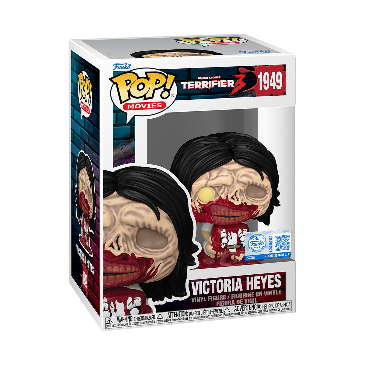 Terrifier 3 - Victoria Heyes Exclusive Pop! Vinyl Figure – B&K Collectables