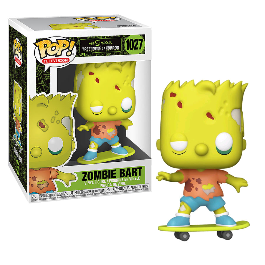 The Simpsons - Treehouse of Horrors Zombie Bart Pop! Vinyl Figure – B&K ...