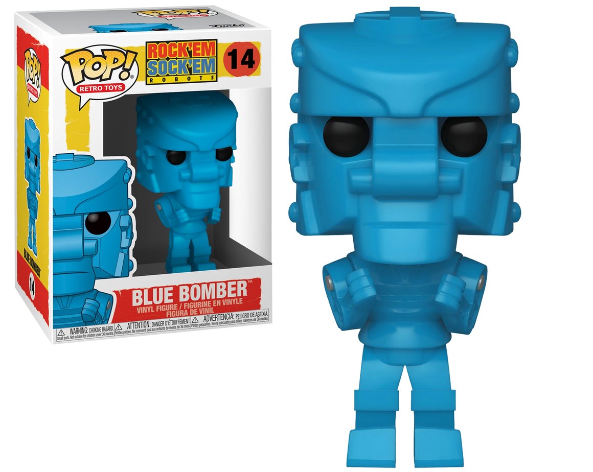 Retro Toys - Rock Em Sock Em Robot Blue Bomber Pop! Vinyl Figure – B&K ...