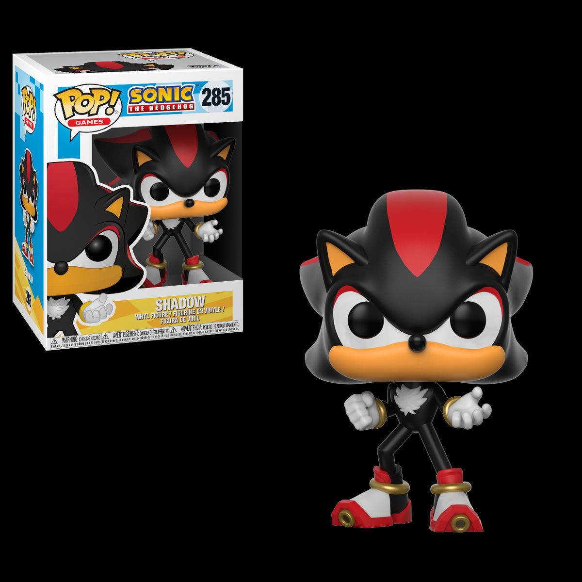 Sonic The Hedgehog - Shadow Pop! Vinyl Figure – B&K Collectables